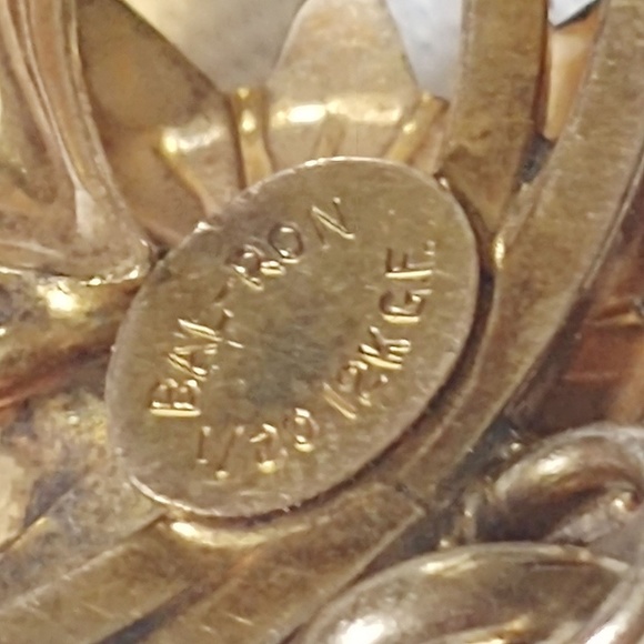 Bal-ron | Jewelry | Vintage Balron Pendant 2 12k Gold Filled Flower ...